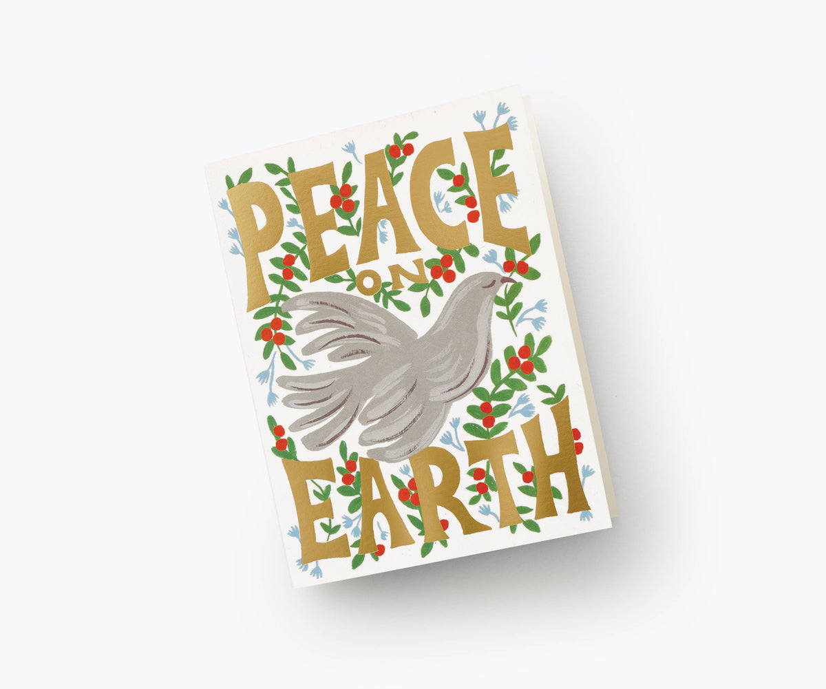 Boxed Set of Peace Dove Card – Pink Olive