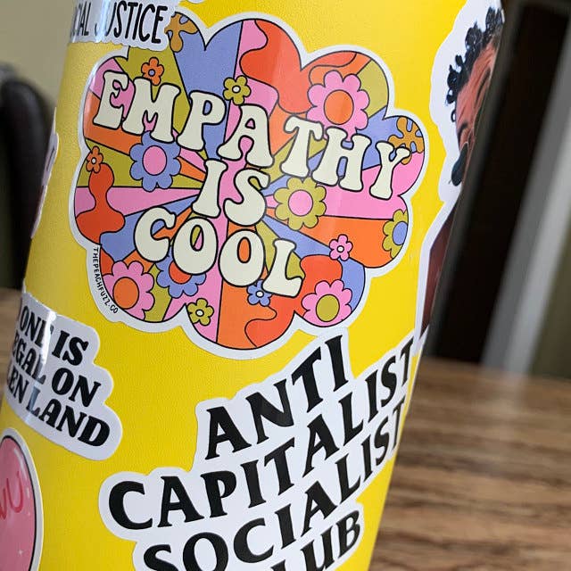 Empathy Is Cool Sticker – Pink Olive