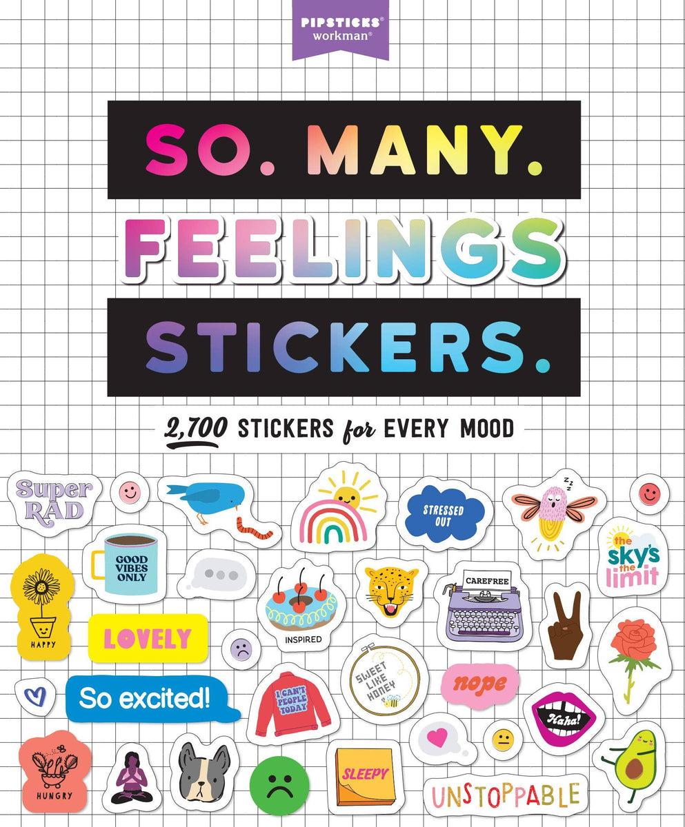 So. Many. Feelings Stickers. – Pink Olive
