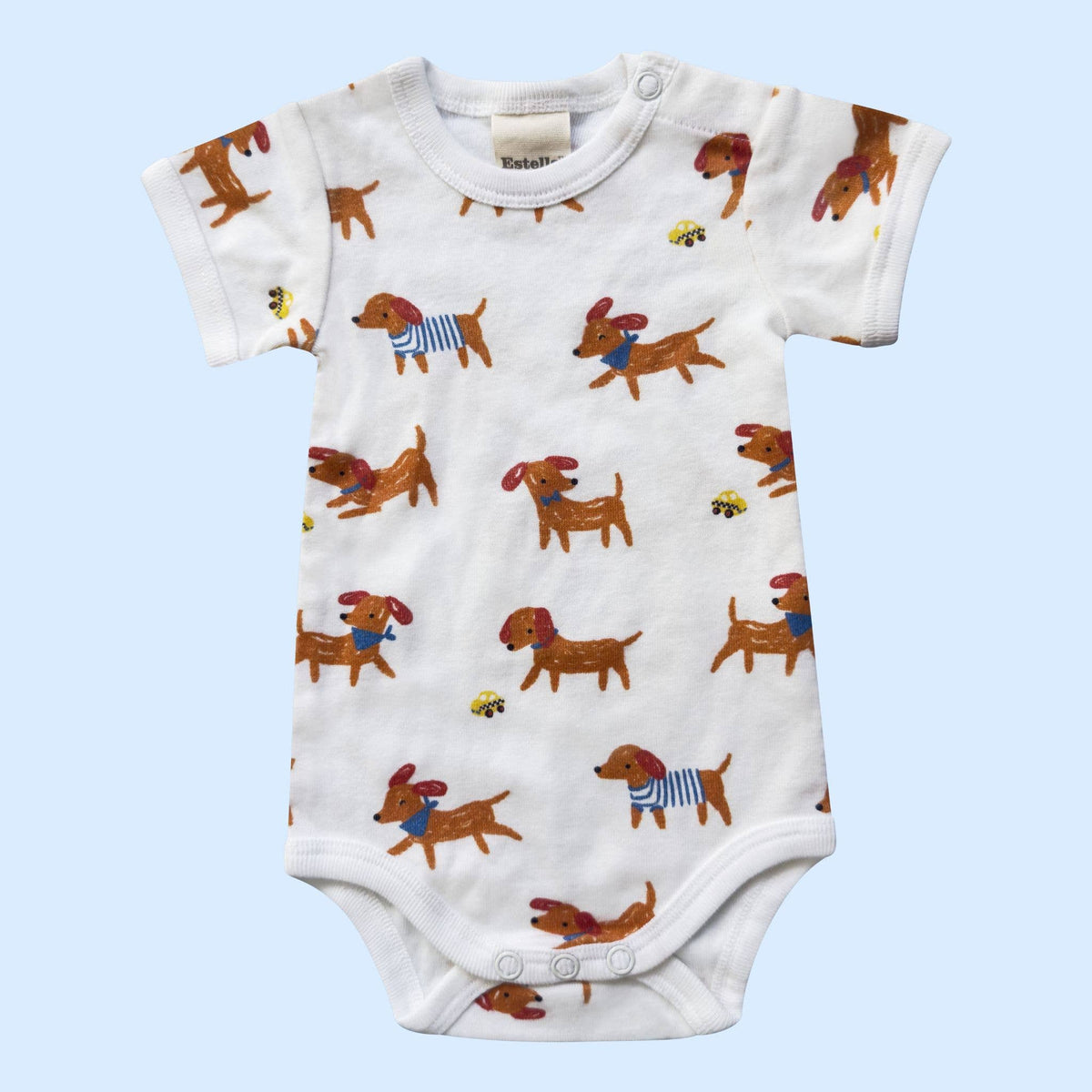 Organic Baby Onesie with Dogs Print: Perfect Baby Clothing: 18-24M ...