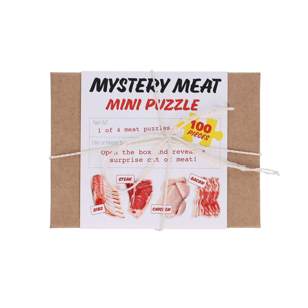 Mystery Meat Mini Puzzle CDU of 12 – Pink Olive