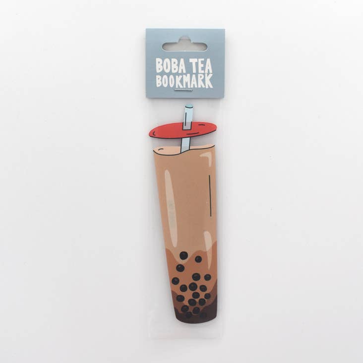Boba Tea Bookmark – Pink Olive