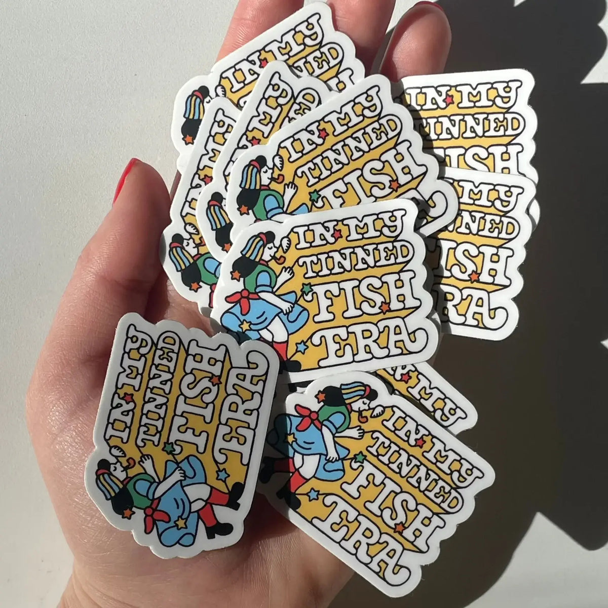 Tinned Fish Era Sticker – Pink Olive