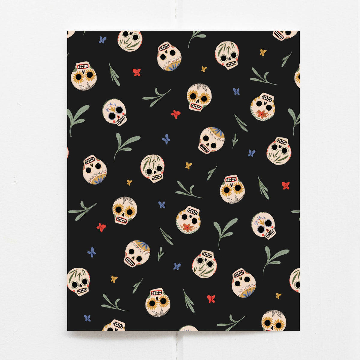 Skulls – Pink Olive