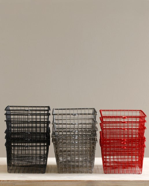 wire gym baskets – Pink Olive