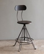 round back bar stool – Pink Olive