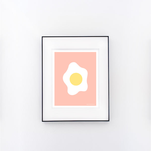 sunny side up 8x10 art print – Pink Olive